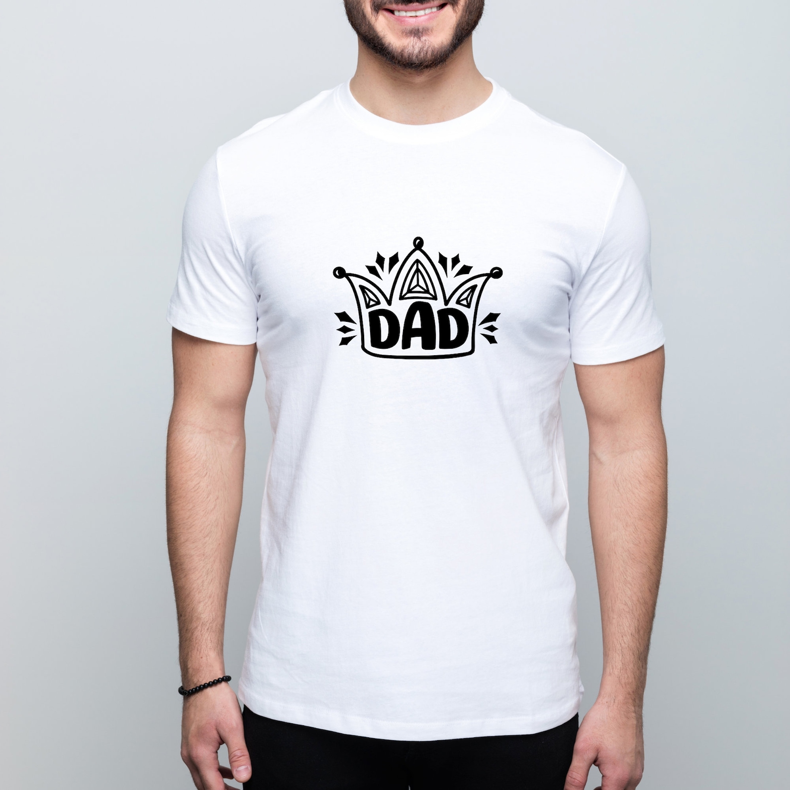 Dad Crown | Father's Day Art | Black and White Instant Digital Download ...