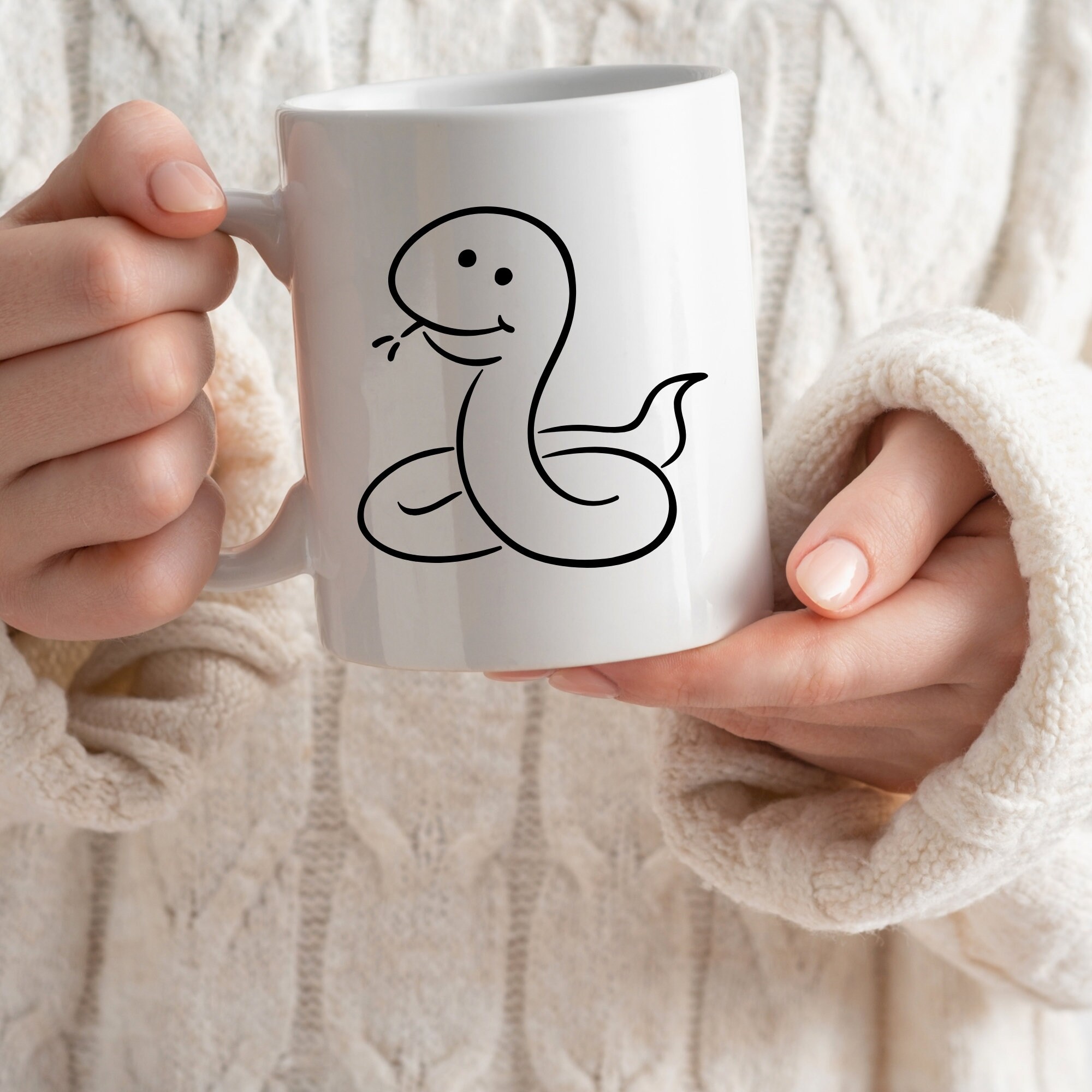 Baby Snake Nursery Art | Black & White Digital Download | PNG, JPG, SVG ...