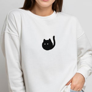 Black Cat Fuzzball | Graphic Design | Instant Digital Download | PNG ...