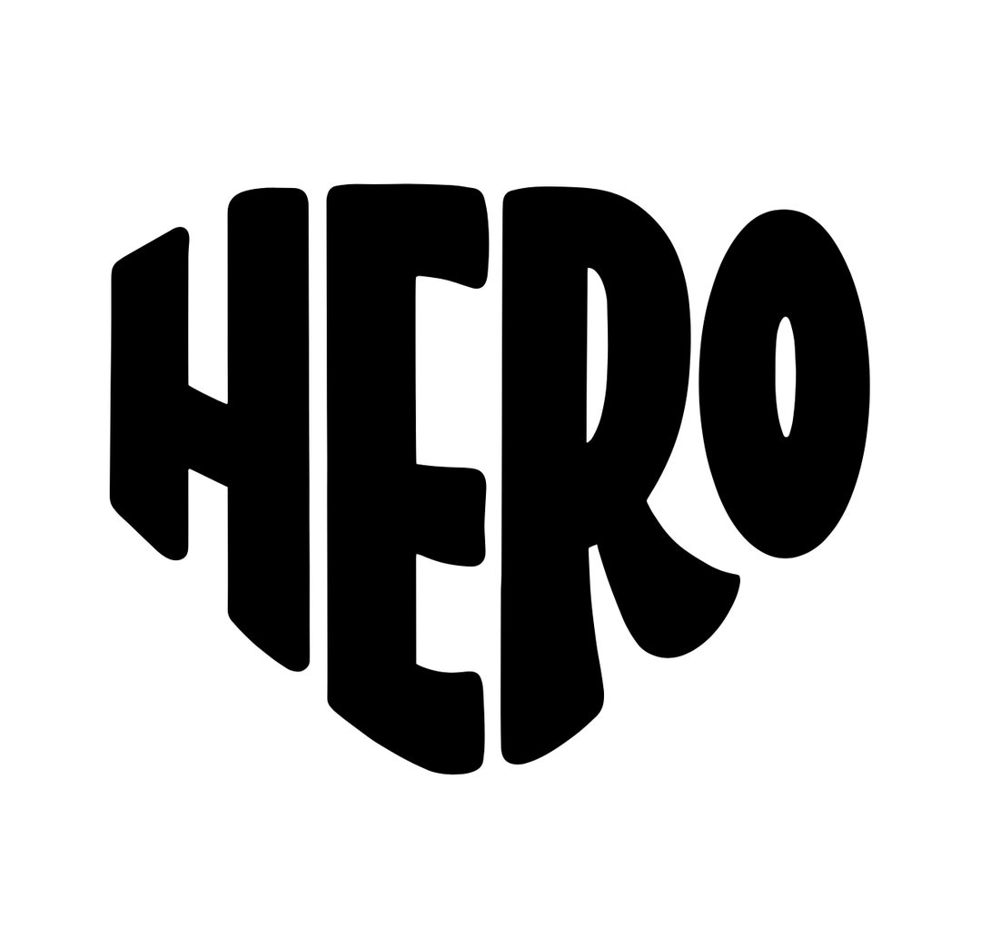 Hero | Inspirational Art | Black and White Instant Digital Download ...