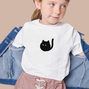 Black Cat Fuzzball | Graphic Design | Instant Digital Download | PNG ...