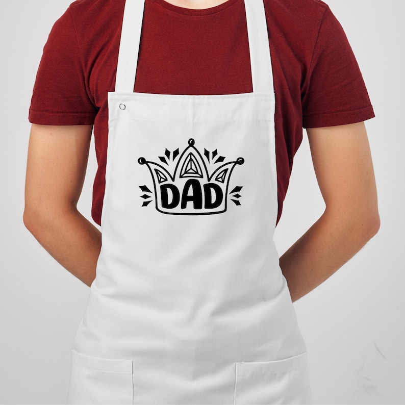 Dad Crown | Father's Day Art | Black and White Instant Digital Download ...