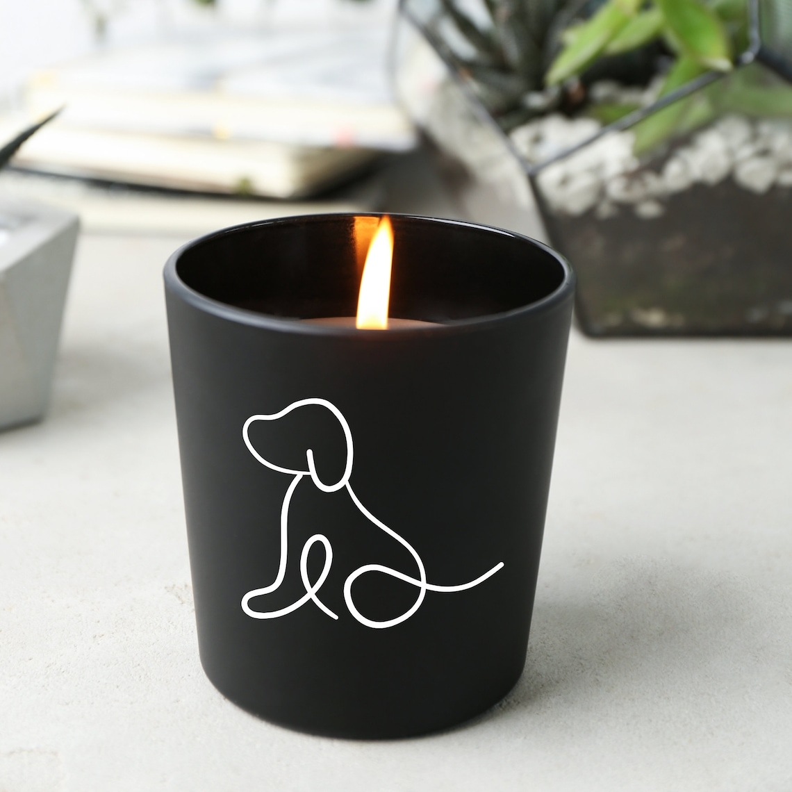 Abstract Dog Art | Nursery Room Decor | Black and White Instant Digital ...