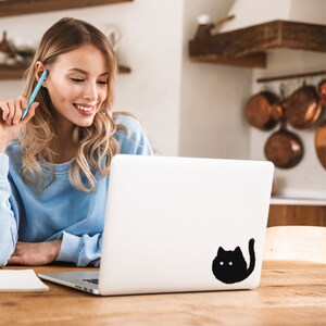 Black Cat Fuzzball | Graphic Design | Instant Digital Download | PNG ...