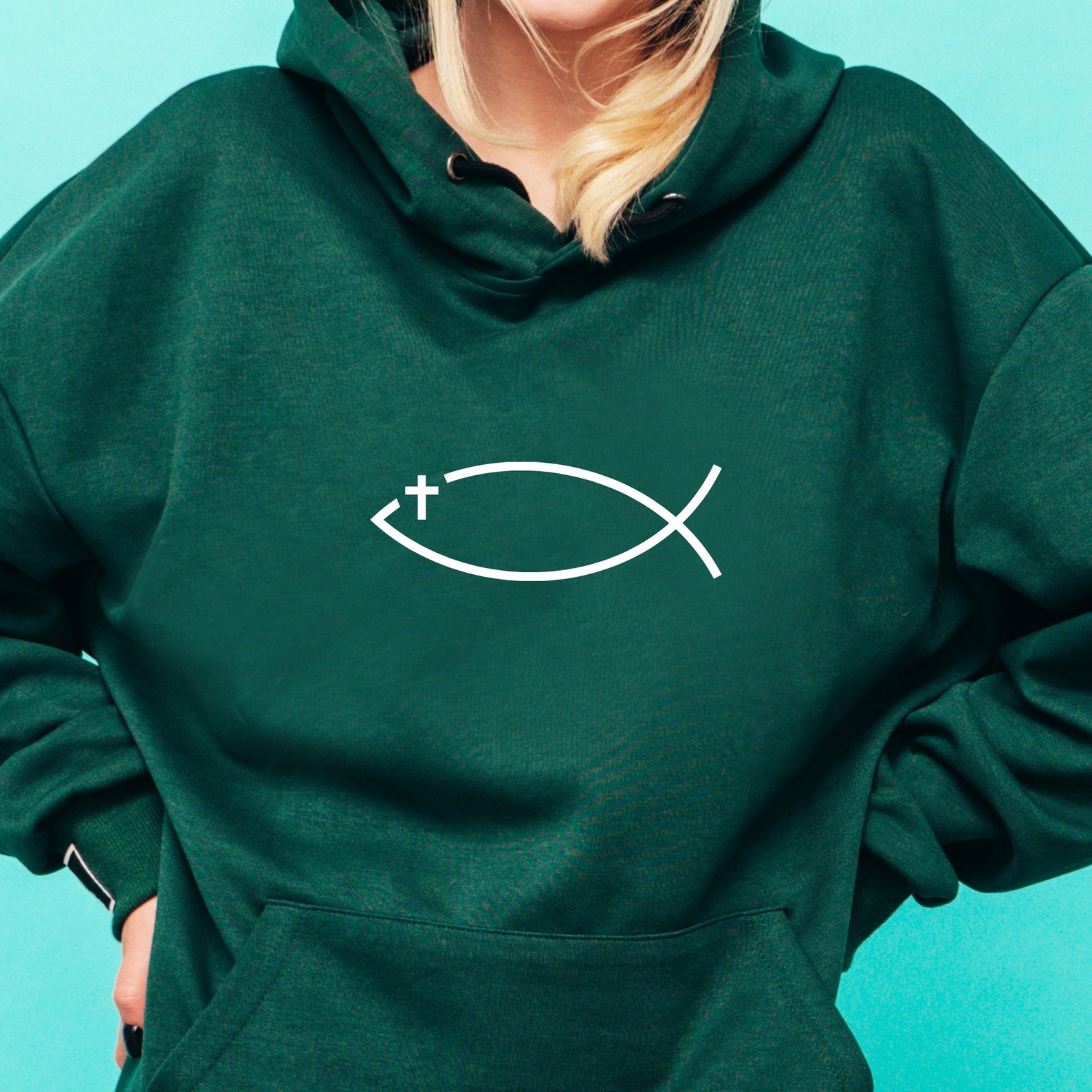 Christian Fish | Black & White Instant Digital Download | PNG, JPG, SVG ...