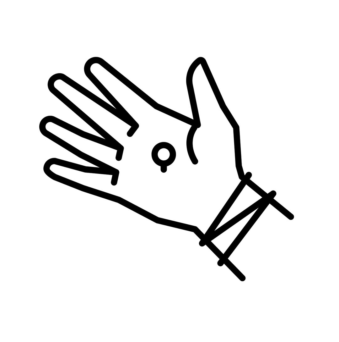 Stigmata | Jesus Crucifixion Simple Design | Black & White Instant ...