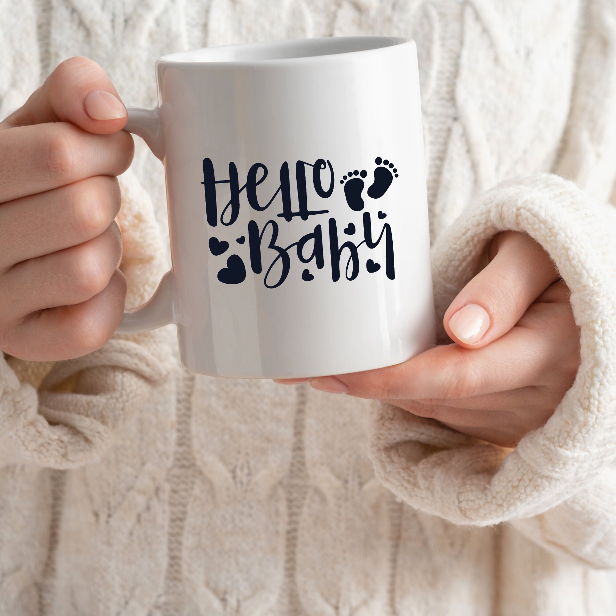 Hello Baby | Baby Announcement | Instant Downloads - Etsy