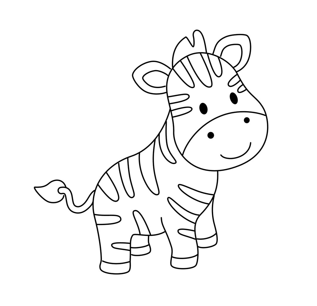 Baby Zebra Nursery Art | Instant Digital Download | PNG, JPG, SVG, Eps ...