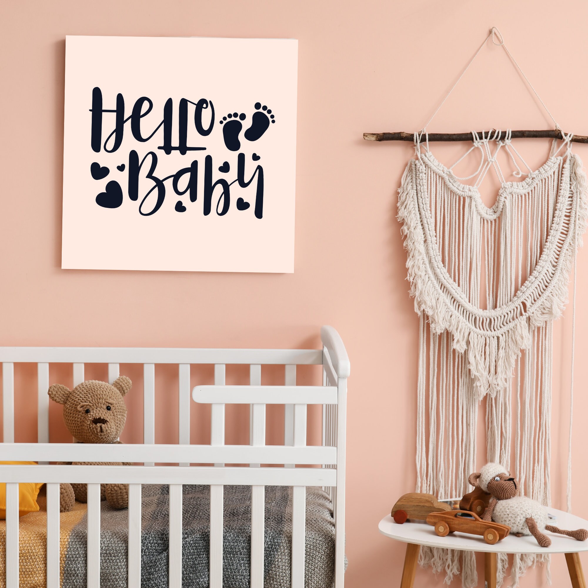 Hello Baby | Baby Announcement | Instant Downloads - Etsy