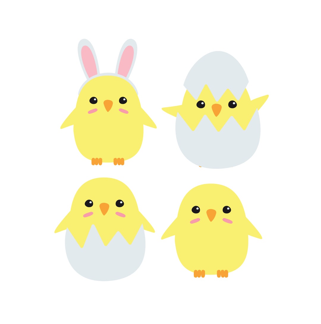 Cute Chicks | Easter Spring Graphic Art | Instant Digital Download ...
