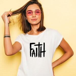 Faith | Instant Downloads | Black & White Digital Download | PNG, JPG ...