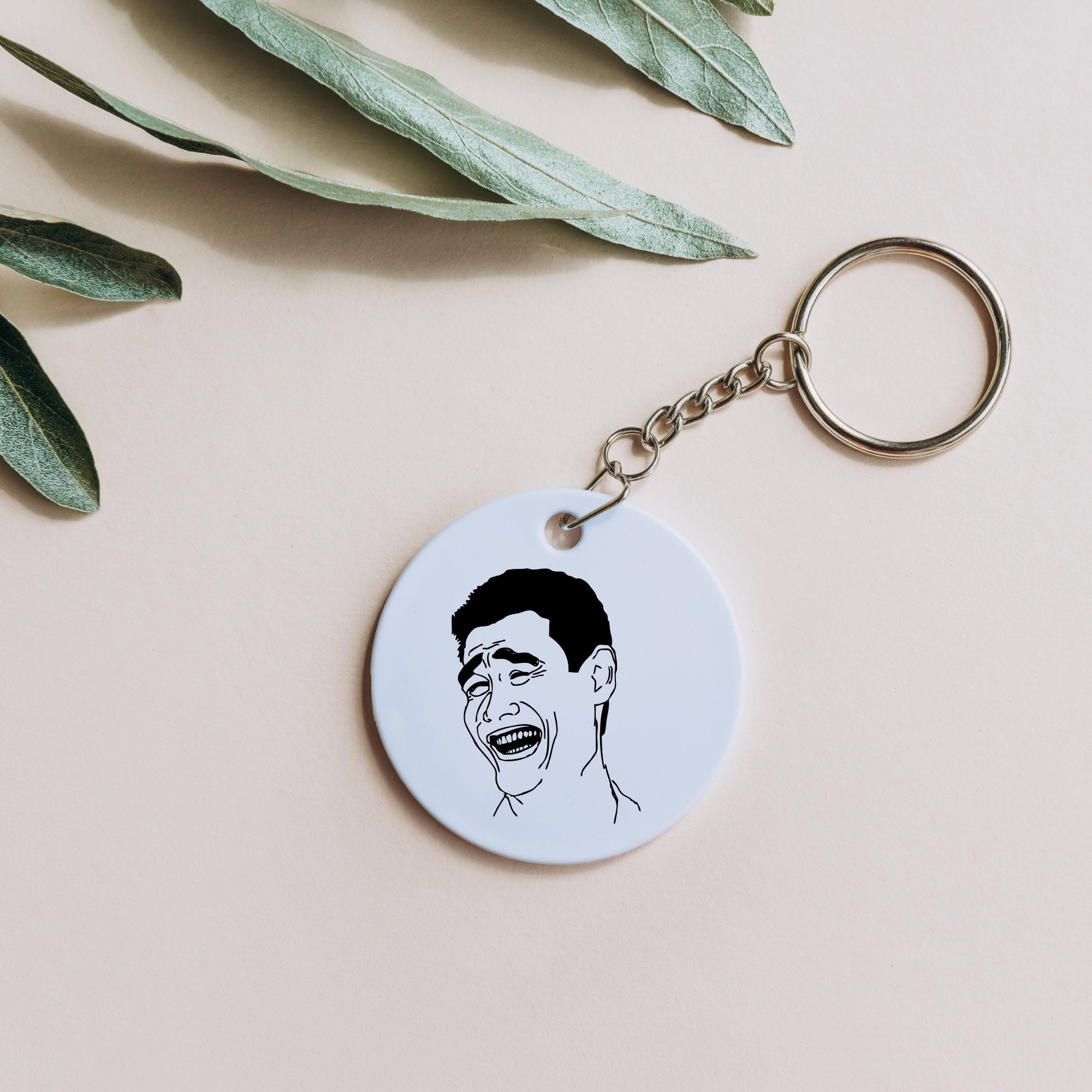 Laughing Face Meme | Funny Clipart | Black and White Digital Download ...