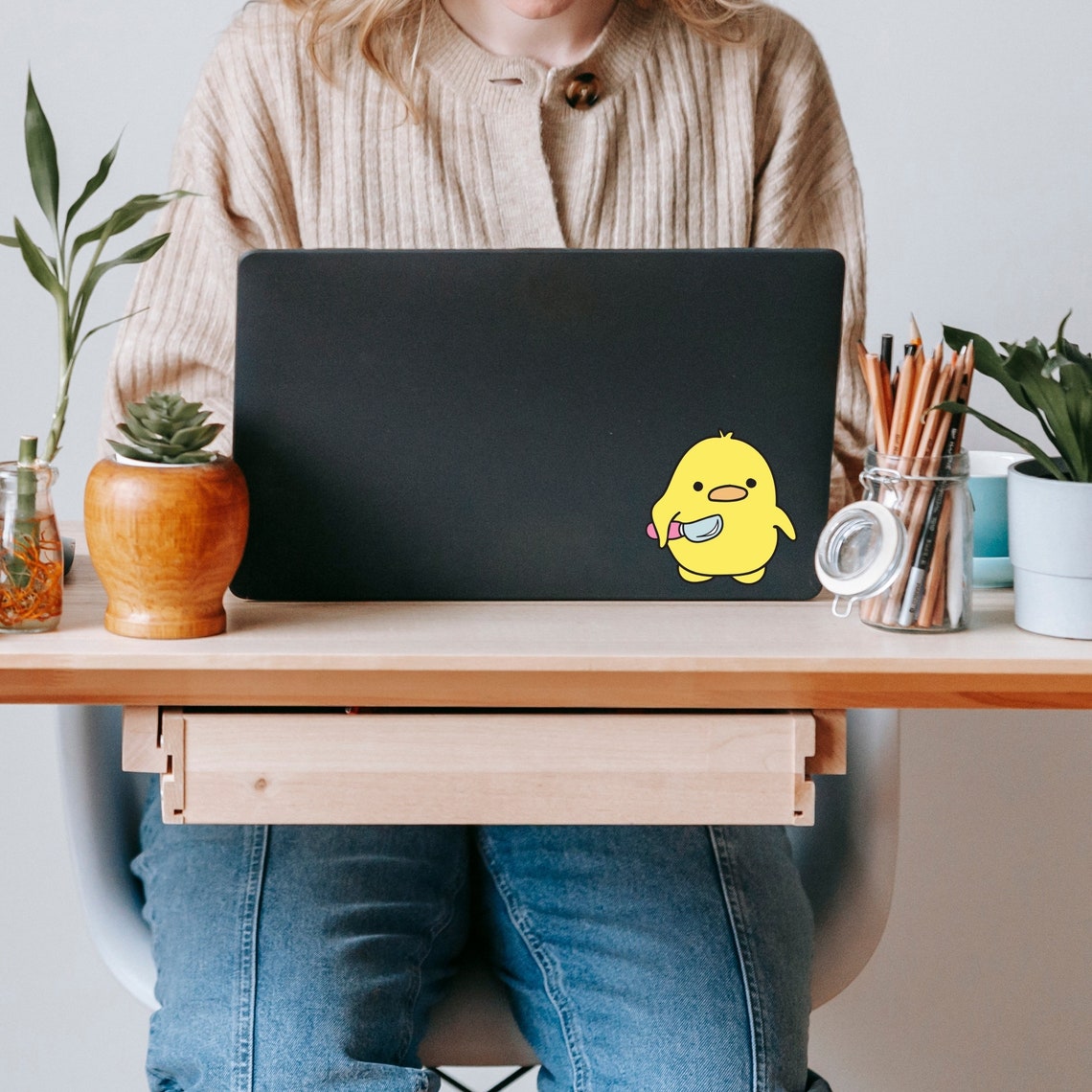 Chick With Knife | Funny Clipart | Digital Download | PNG, JPG, SVG ...