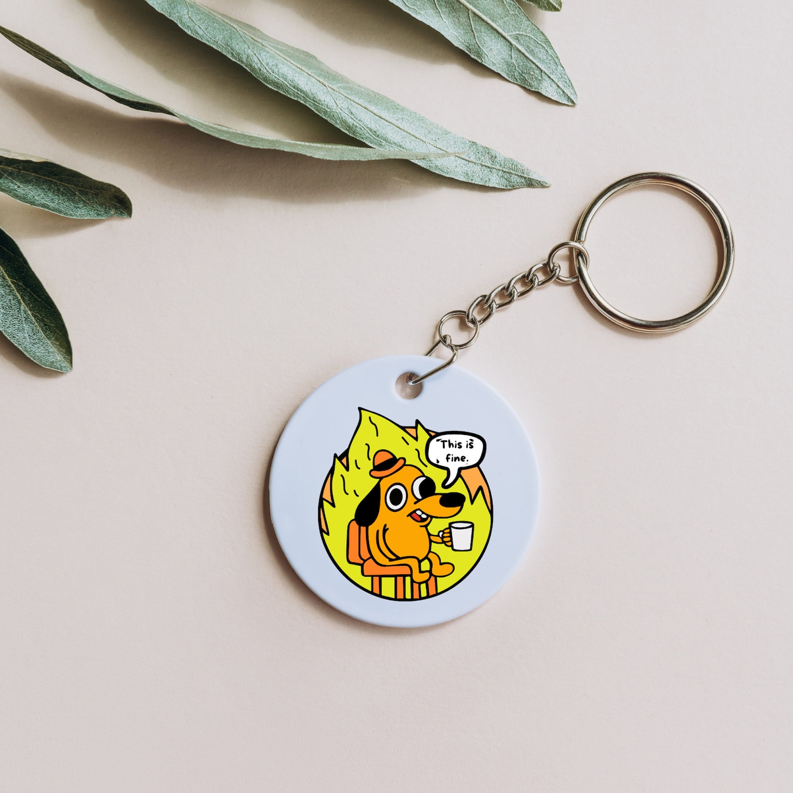 This is Fine Meme | Funny Clipart | Digital Download | PNG, JPG, SVG ...