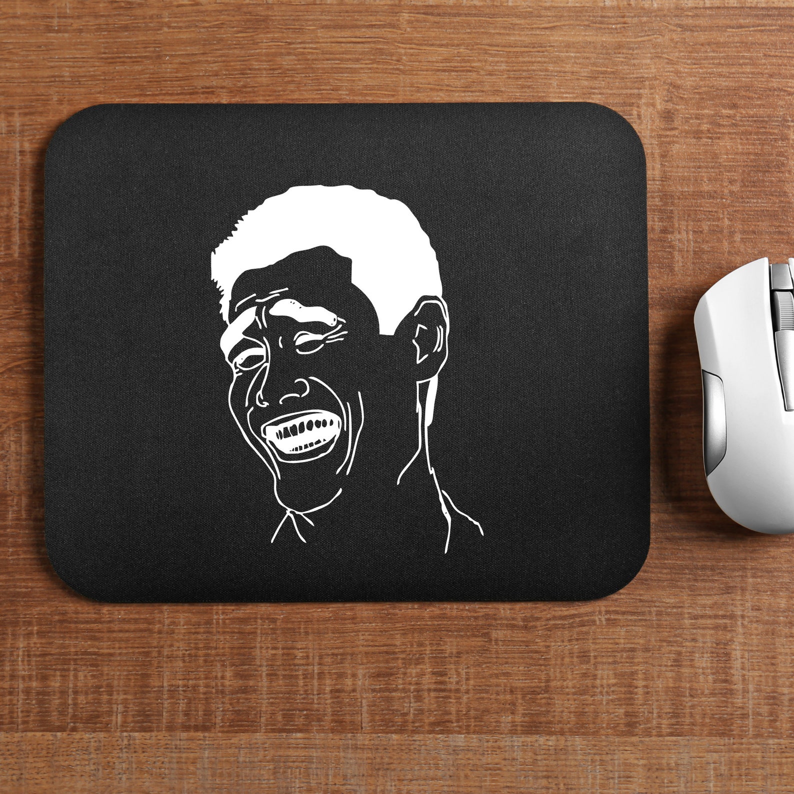 Laughing Face Meme | Funny Clipart | Black and White Digital Download ...