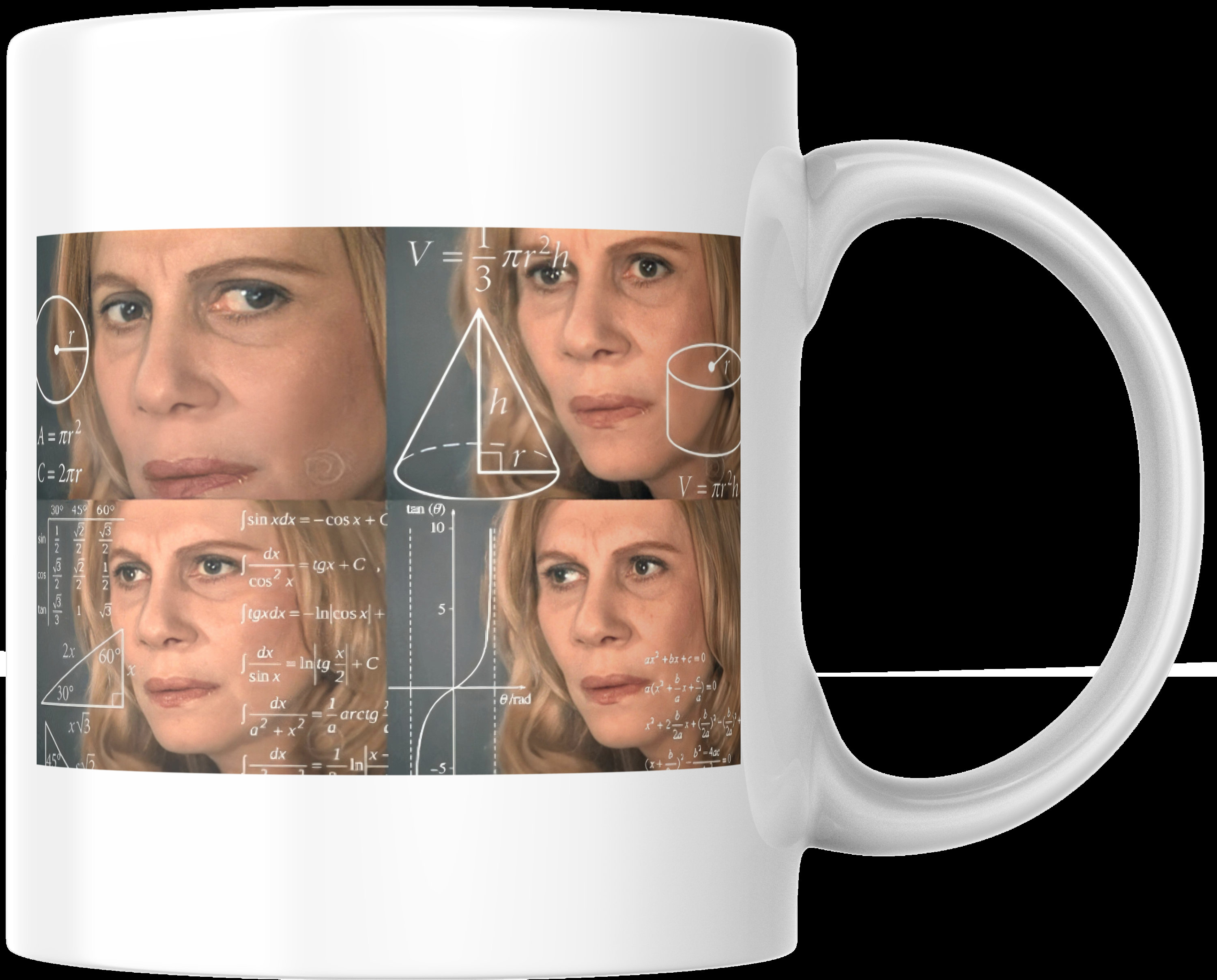 Confused Math Lady Meme | Funny Clipart | Digital Download | PNG, JPG ...