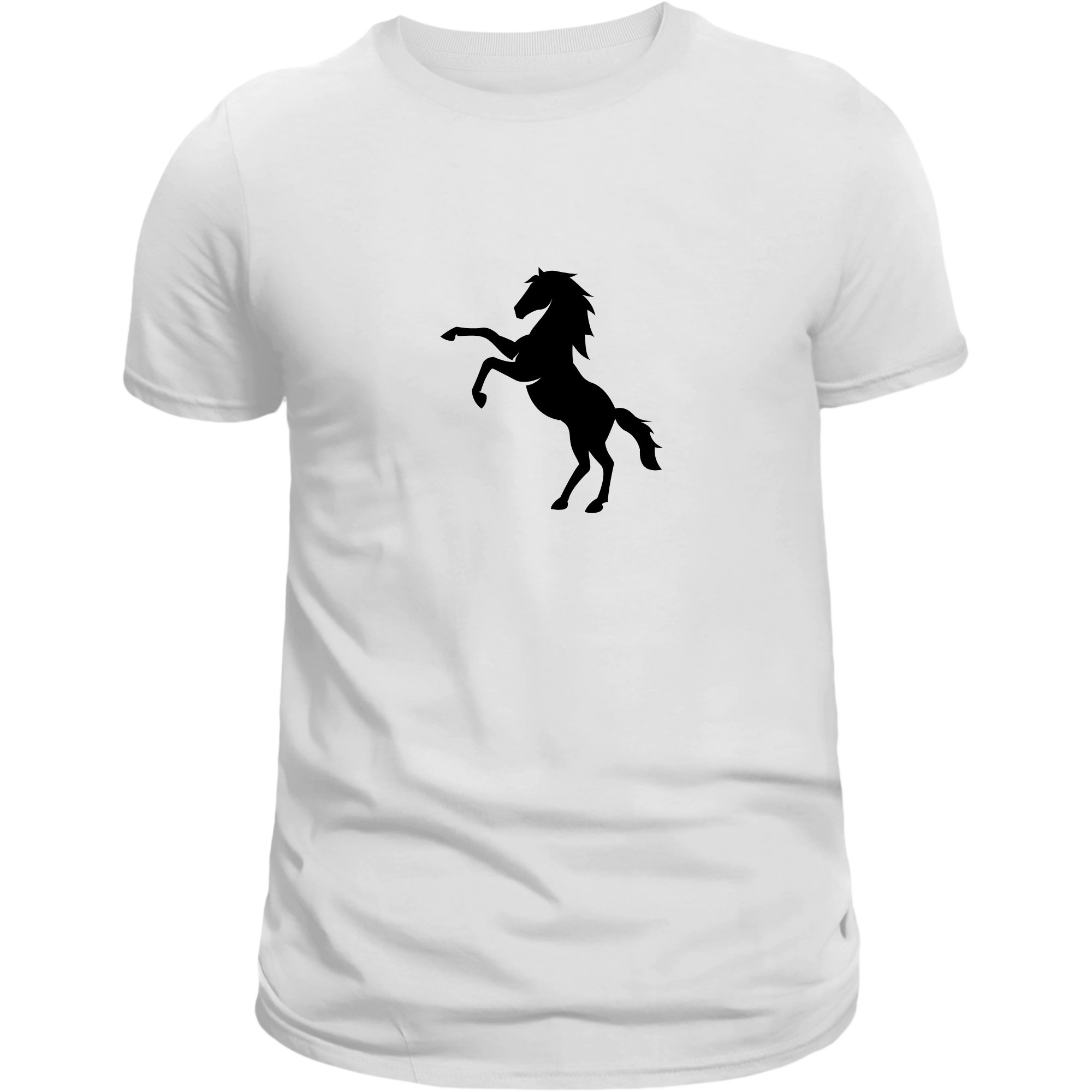 Rearing Horse | Stallion Graphic Art | Black and White Instant Digital ...