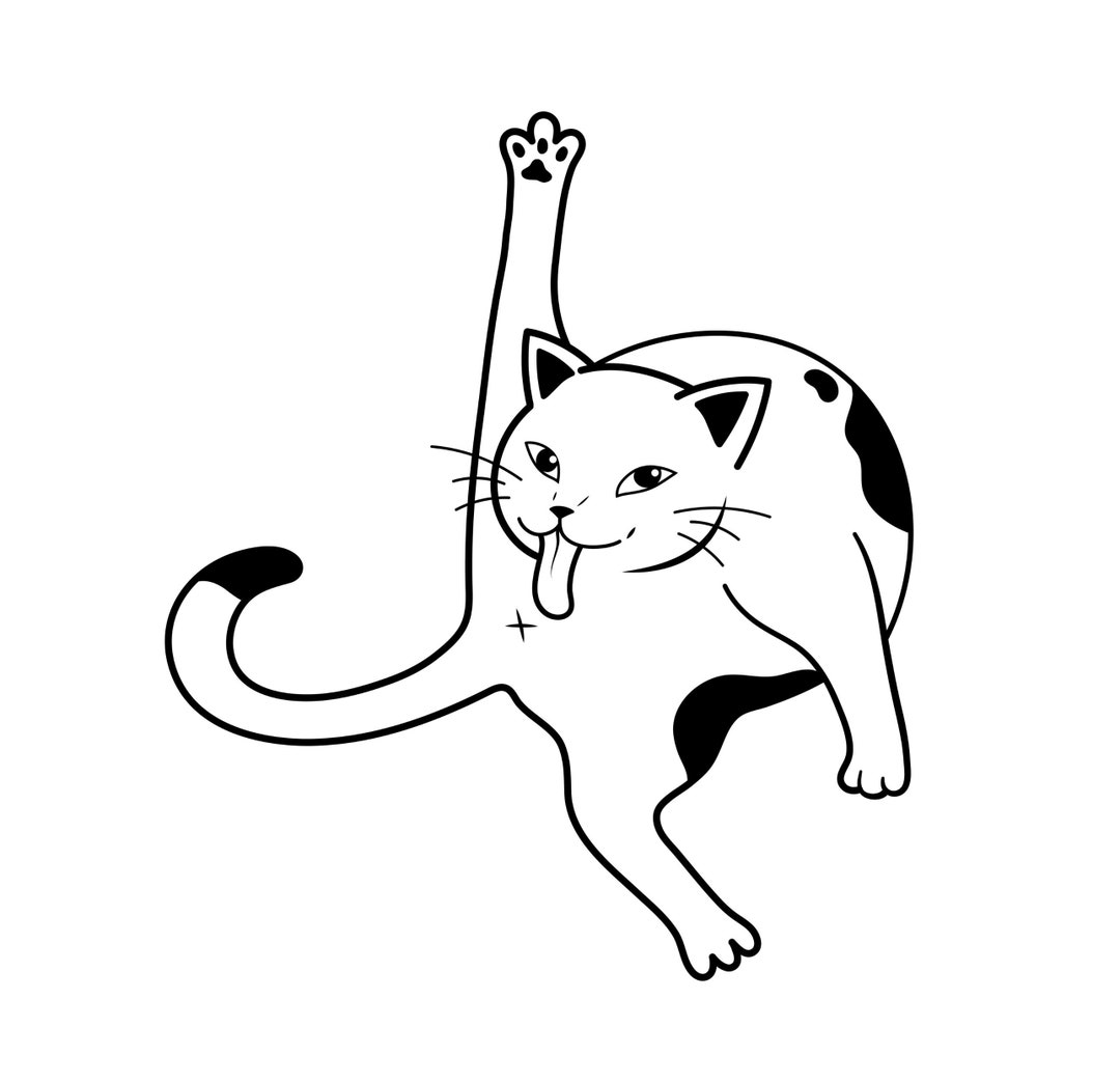 Cat Butt | Funny Graphic Design | Instant Digital Download | PNG, JPG ...