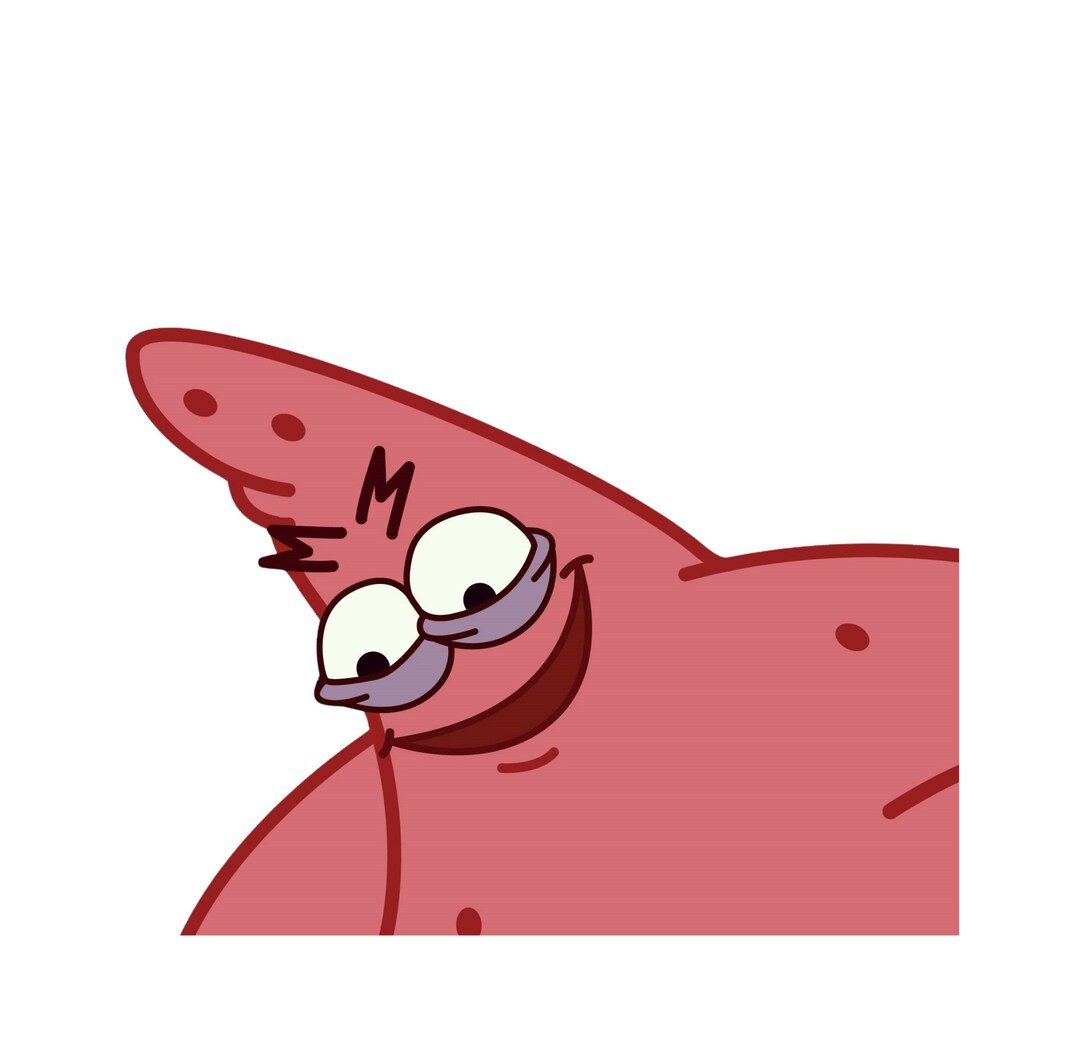 Evil Patrick Meme Funny Clipart Digital Download PNG, JPG, SVG, Eps, Dxf - Etsy