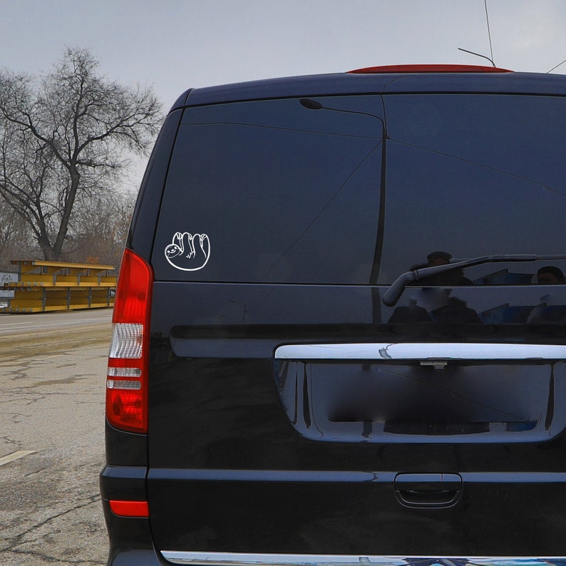 Baby Sloth Clipart | Nursery Room Art | Black and White Instant Digital ...