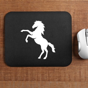 Rearing Horse | Stallion Graphic Art | Black and White Instant Digital ...