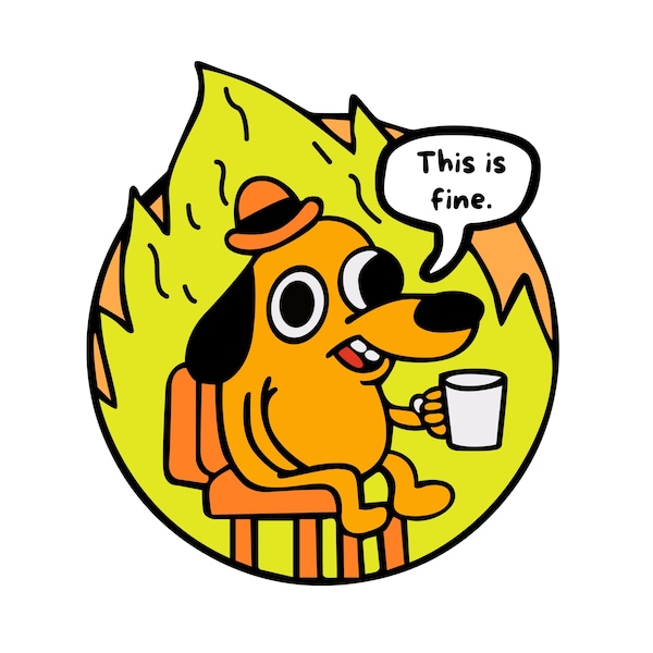 This is Fine Meme Svg - Etsy