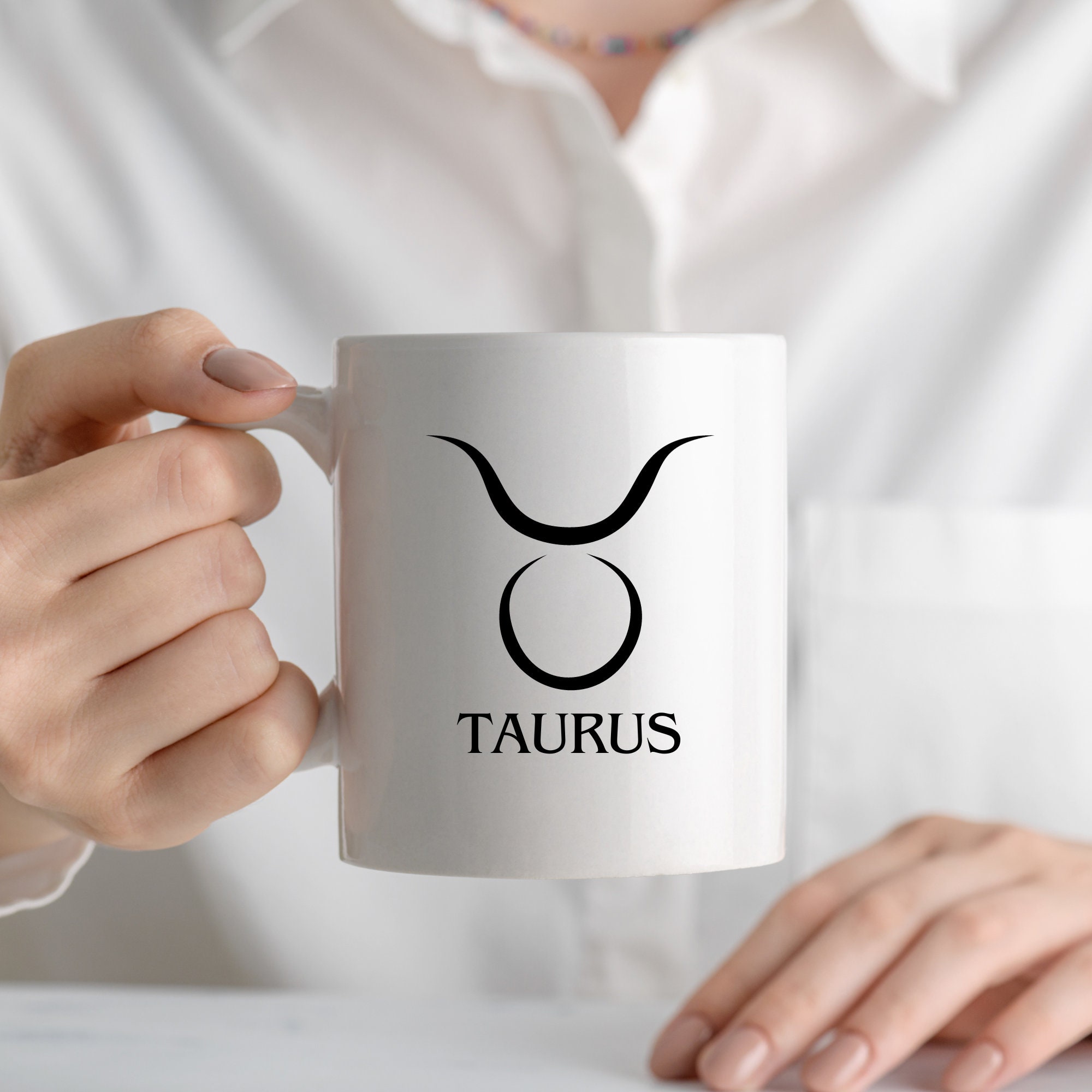 Taurus Zodiac Sign Instant Downloads in Black & White PNG, JPG, SVG ...
