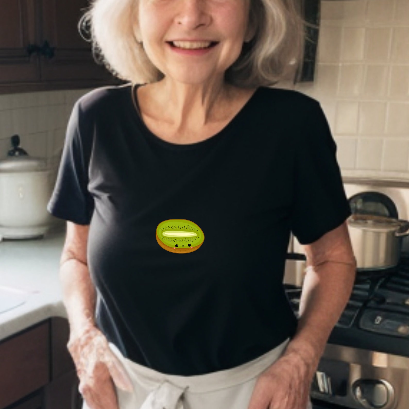 Smiling Kiwi | Cute Fruit | Cartoon Clipart | Digital Download | PNG ...