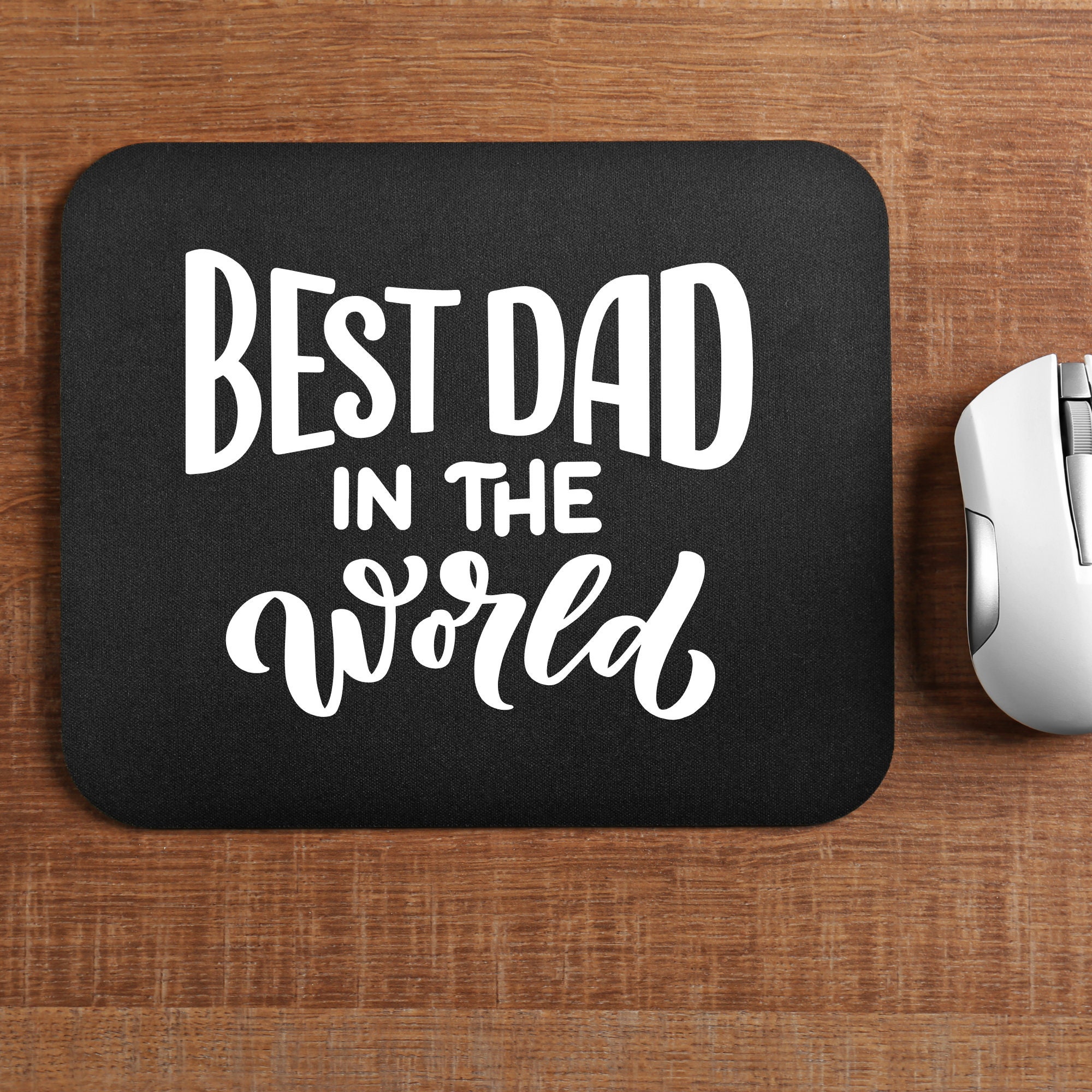 Best Dad in the World | Father's Day Gift | Black and White Instant ...