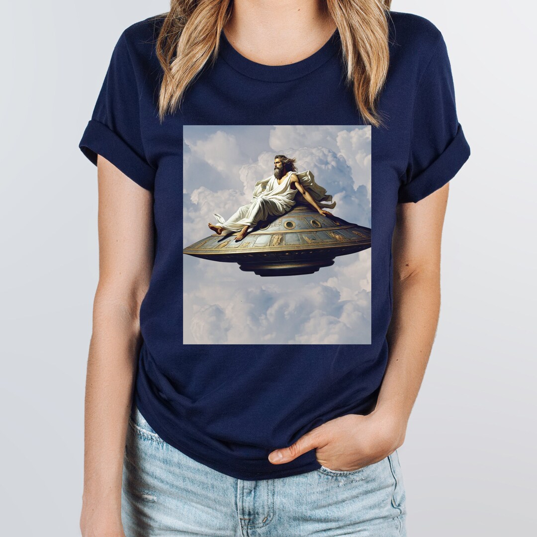Jesus UFO Shirt ~ Alien Christ Gift - Etsy