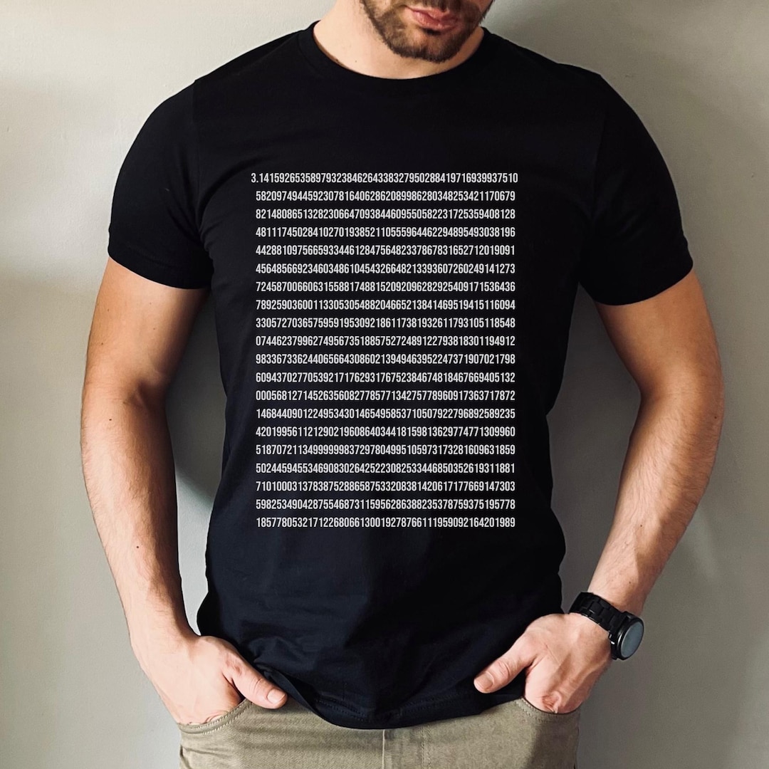 Pi Digits T-shirt, Math Teacher Gift, Science Nerd Shirt - Etsy