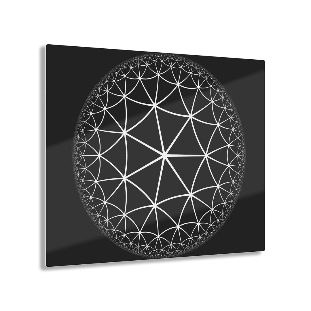 Order 7 Acrylic Print, Uniformization Klein Quartic Riemann Surface ...