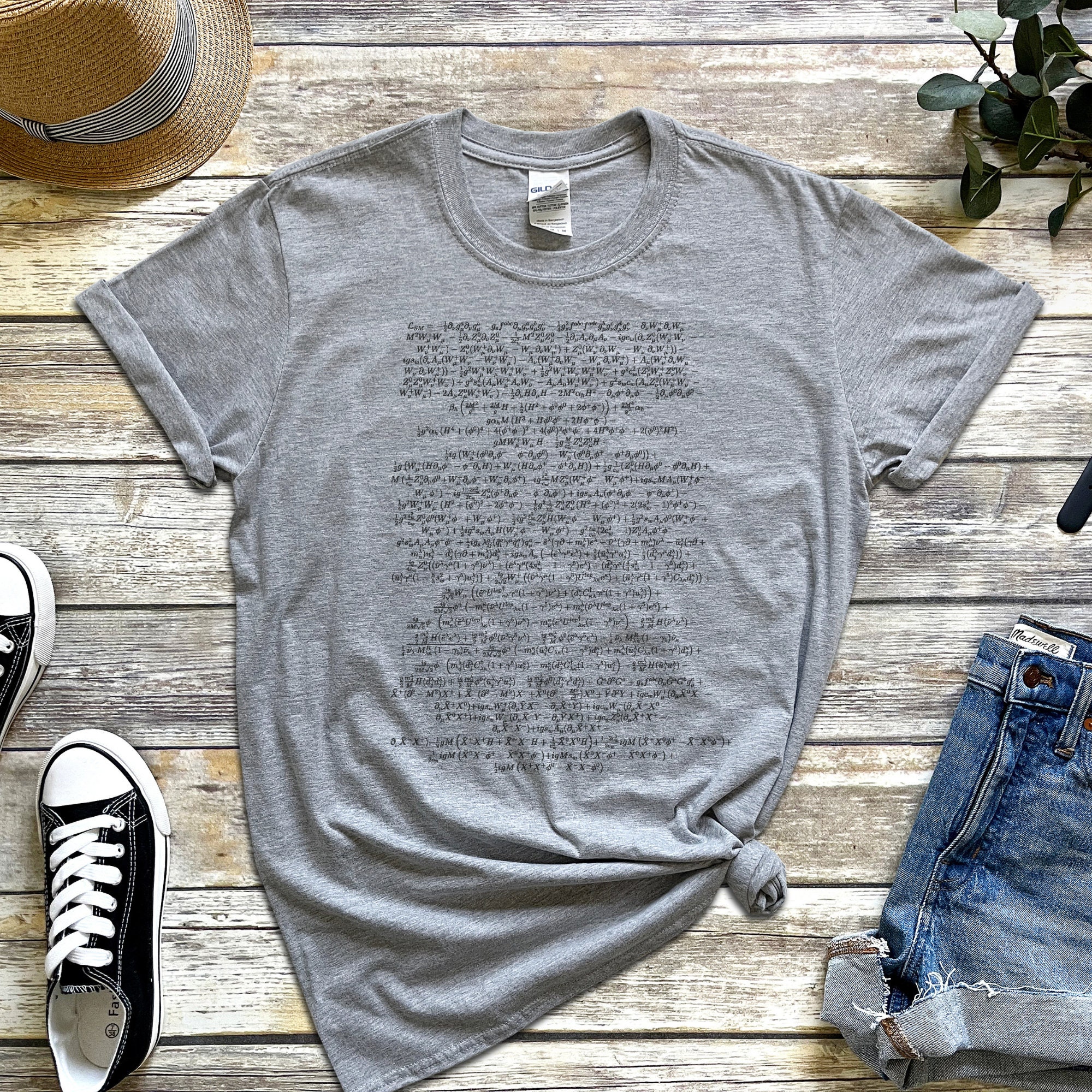 Standard Model Equation T Shirt Particle Physics Quantum Mechanics ...