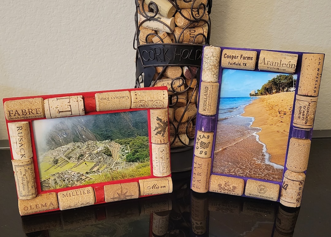 Wine Cork Frame - Etsy