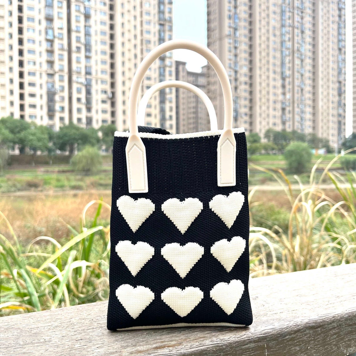 Crochet Spring Handbag, Modern Crochet Bag,crossbody Spring Bag, Gift ...