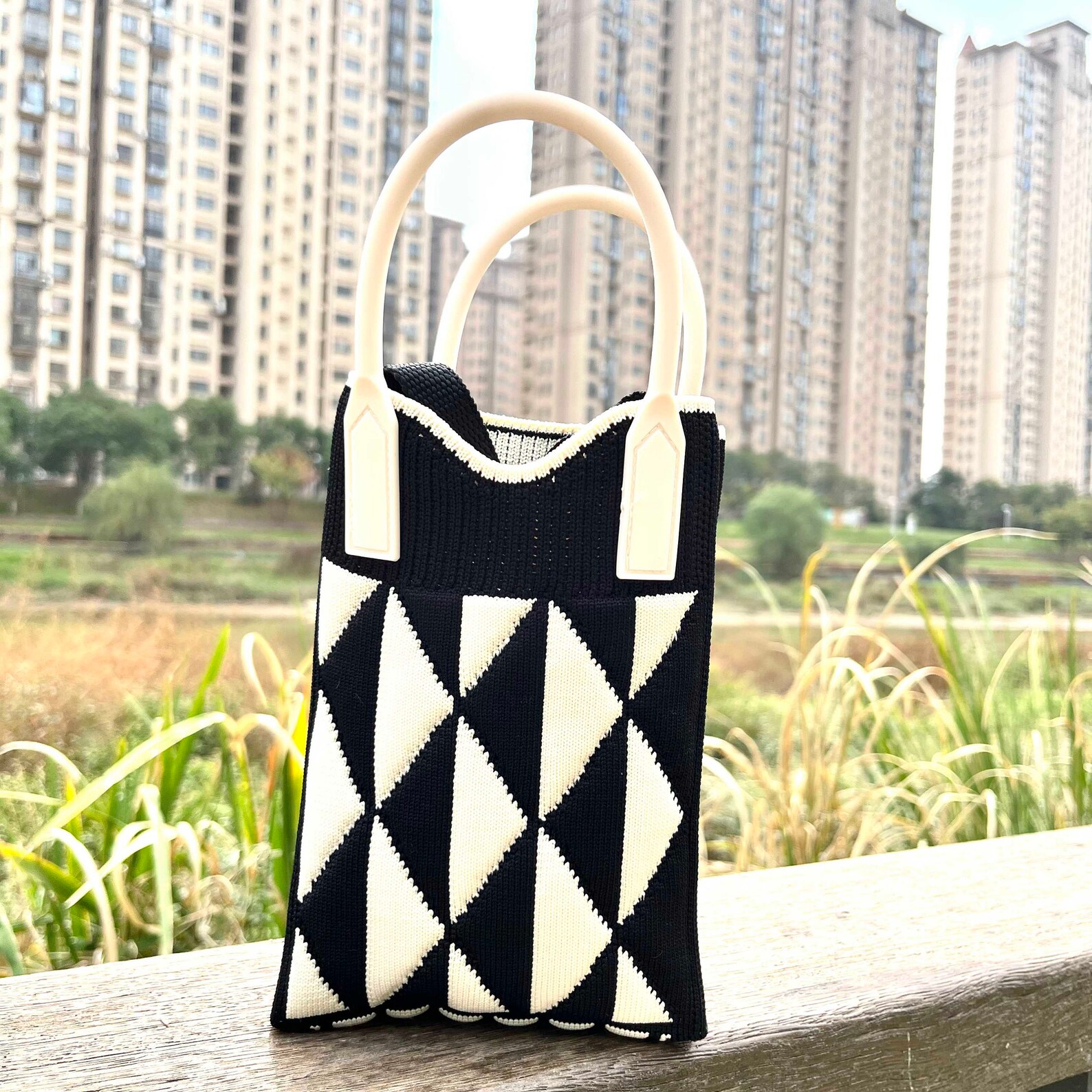 Crochet Spring Handbag, Modern Crochet Bag,crossbody Spring Bag, Gift ...