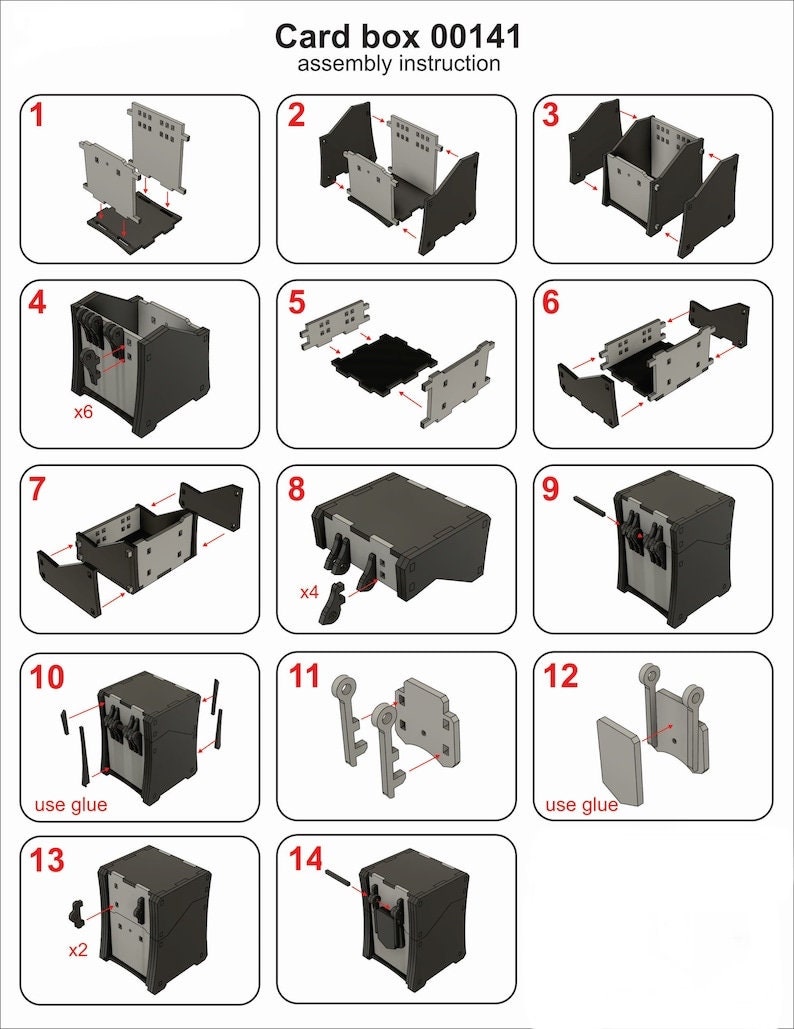 DIY Deck Box Kit - Build and Paint Your Own Magic: the Gathering (MTG ...