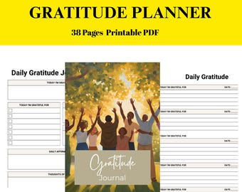 Gratitude Journal Printable: Daily Mindfulness & Reflection (PDF ...