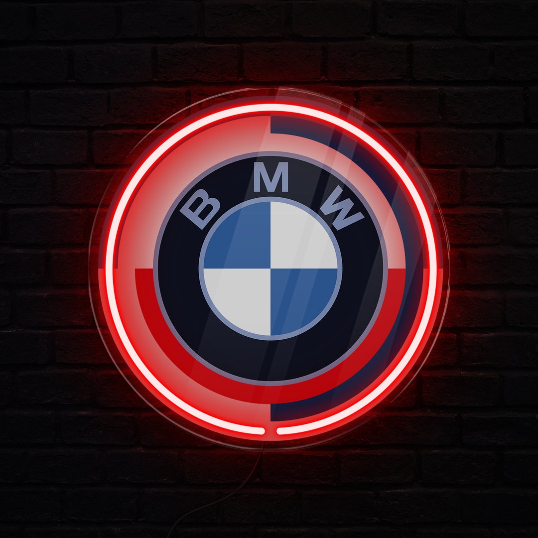 BMW Neon Sign, BMW Logo Sign, BMW Led Sign, Bmw Garage Sign, Bmw Lamp ...