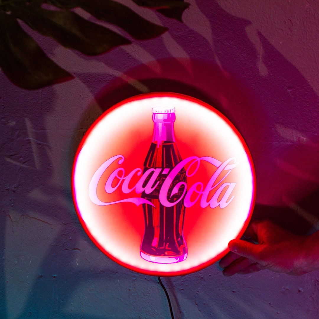 Coca Cola Neon Sign, Coca Cola Led Sign, Coca Cola Light, Coca Cola ...