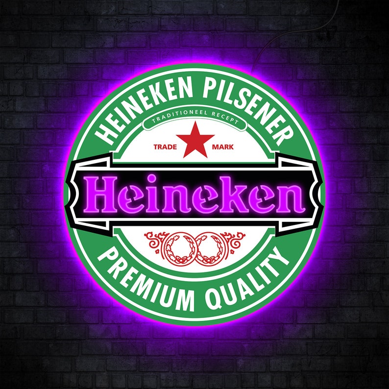 Enseigne au néon Heineken enseigne led Heineken enseigne - Etsy Canada