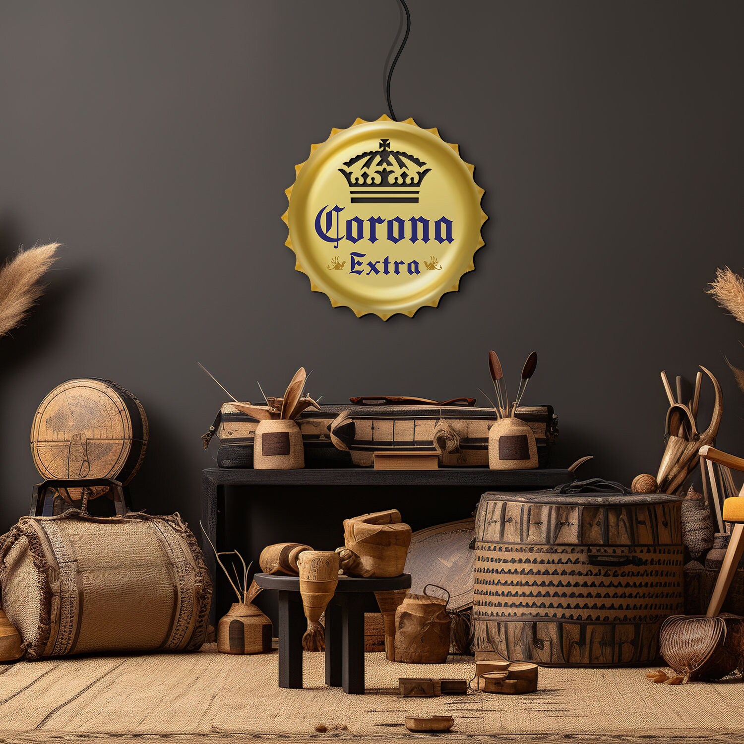 Corona Neon Sign, Corona Led Sign, Corona Light up Sign, Corona Extra ...