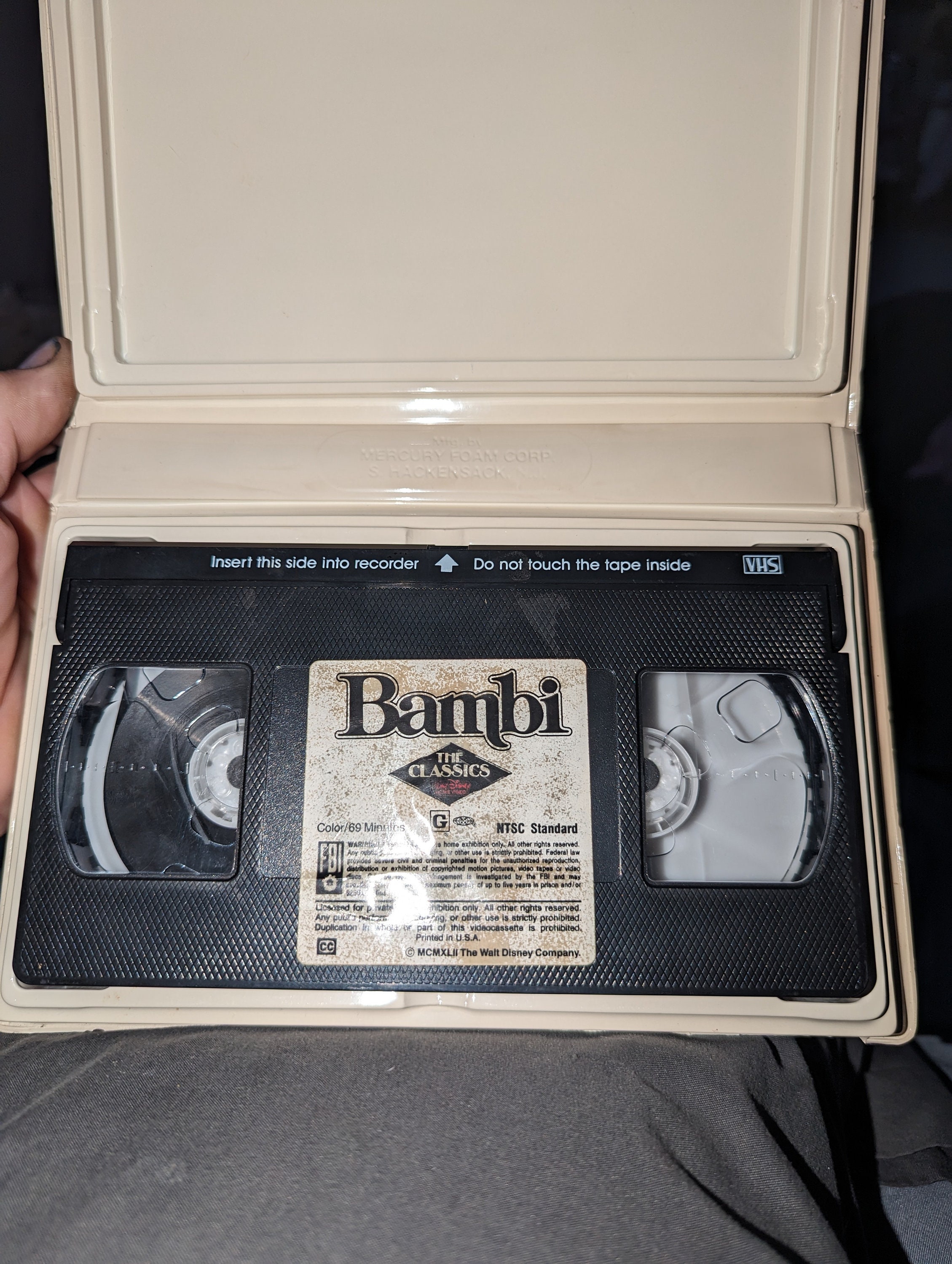 Walt Disney's Classic Bambi VHS #942 Black Diamond Edition - Etsy