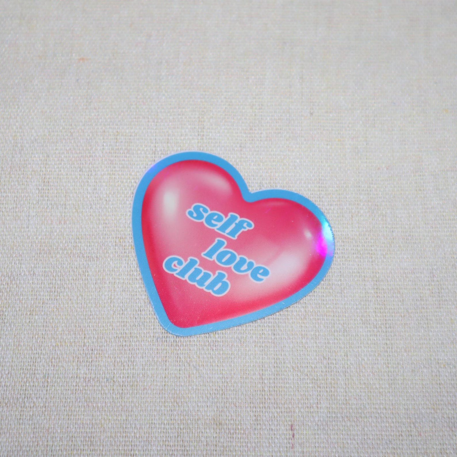 Self Love Club Sticker | Laminated, Water Resistant Sticker | Journal ...