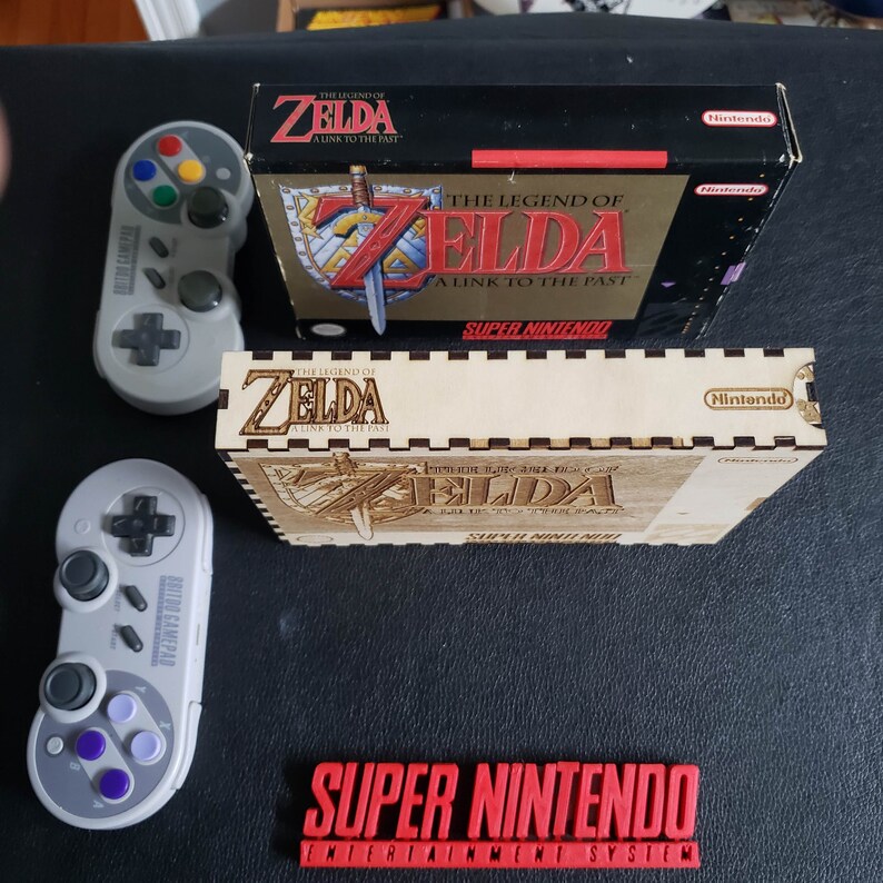 Super Nintendo Game Box the Legend of Zelda: A Link to the Past SNES ...