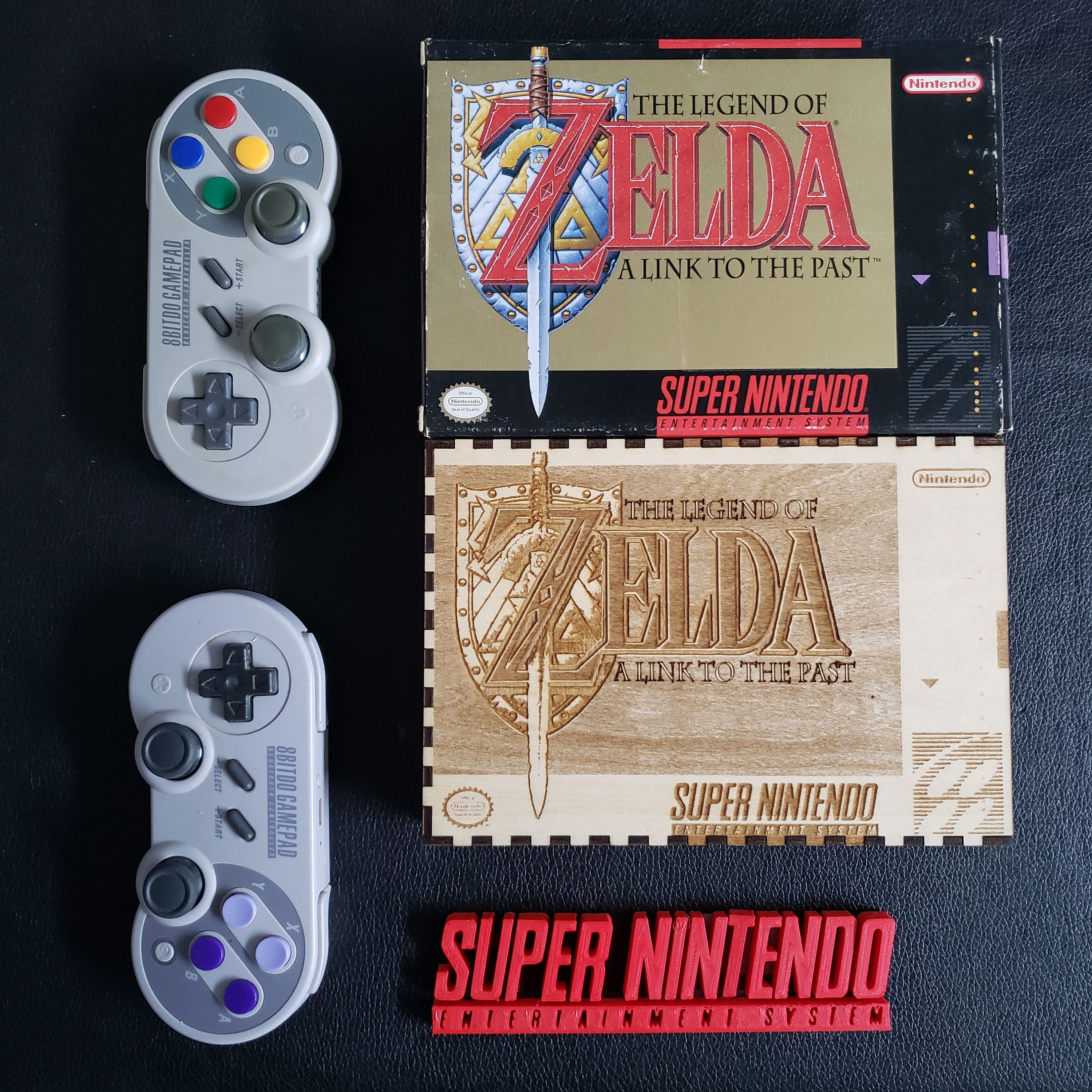 Super Nintendo Game Box the Legend of Zelda: A Link to the Past SNES ...