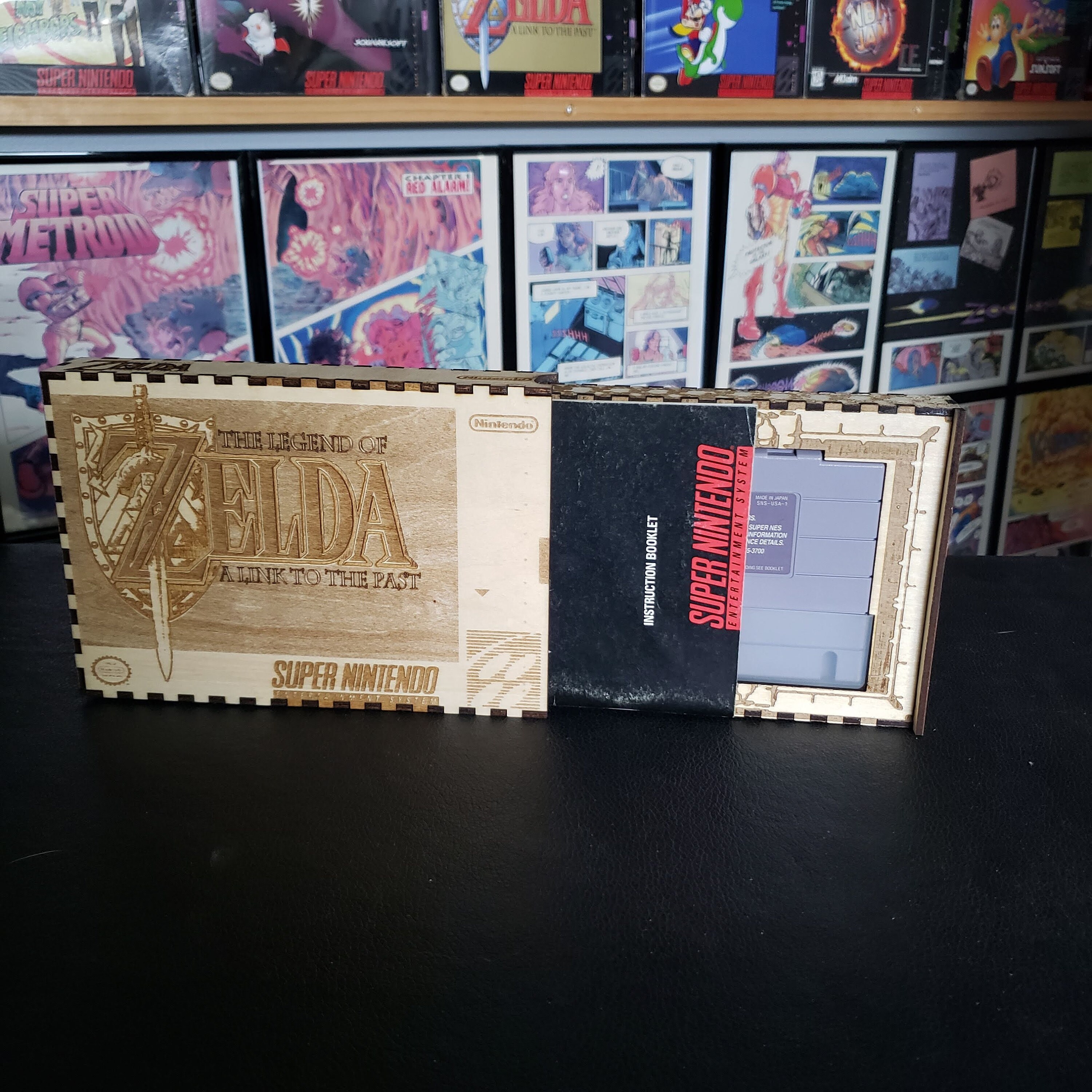 Super Nintendo Game Box the Legend of Zelda: A Link to the Past SNES ...