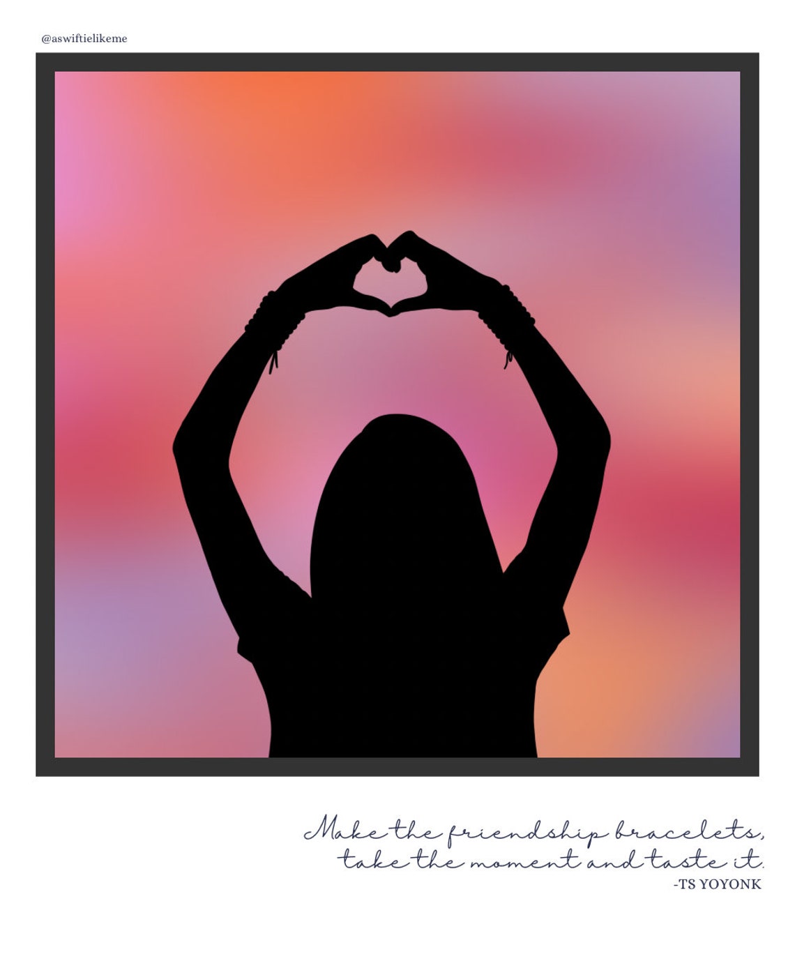 Heart Hands Sticker - Etsy