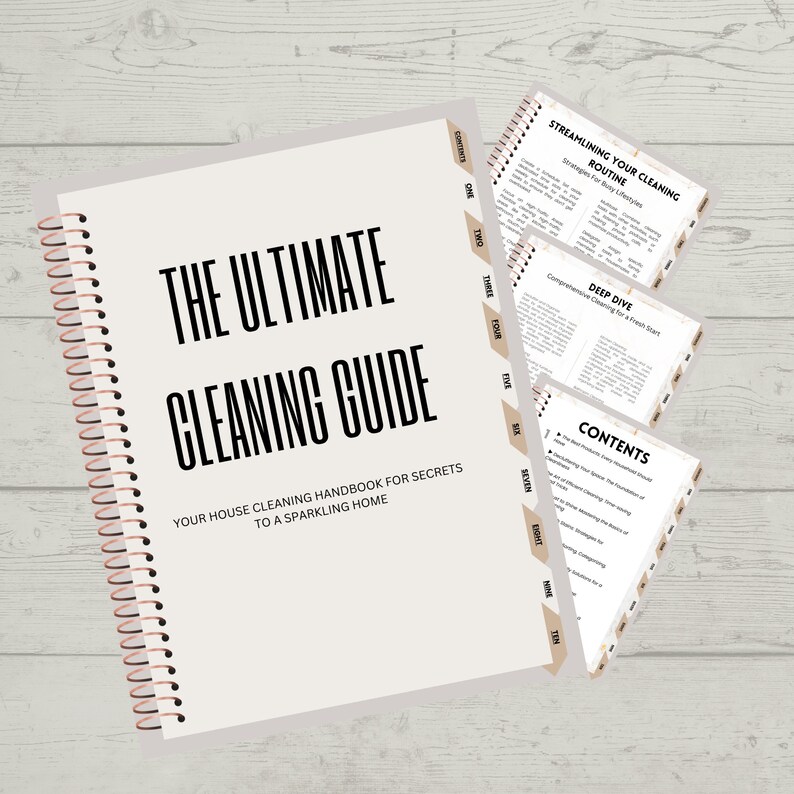 The Ultimate Cleaning Guide: Your House Cleaning Handbook for Secrets ...