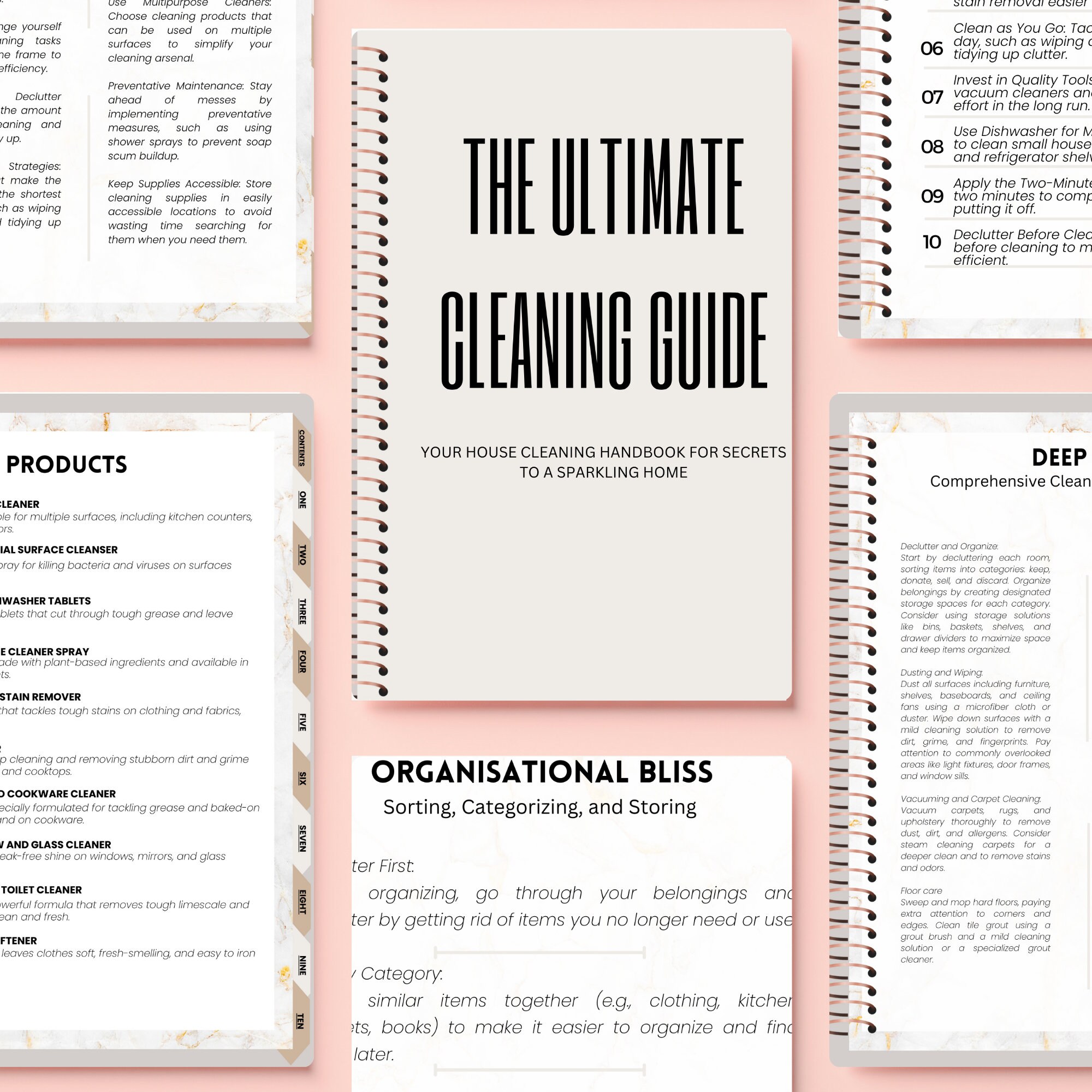 The Ultimate Cleaning Guide: Your House Cleaning Handbook for Secrets ...